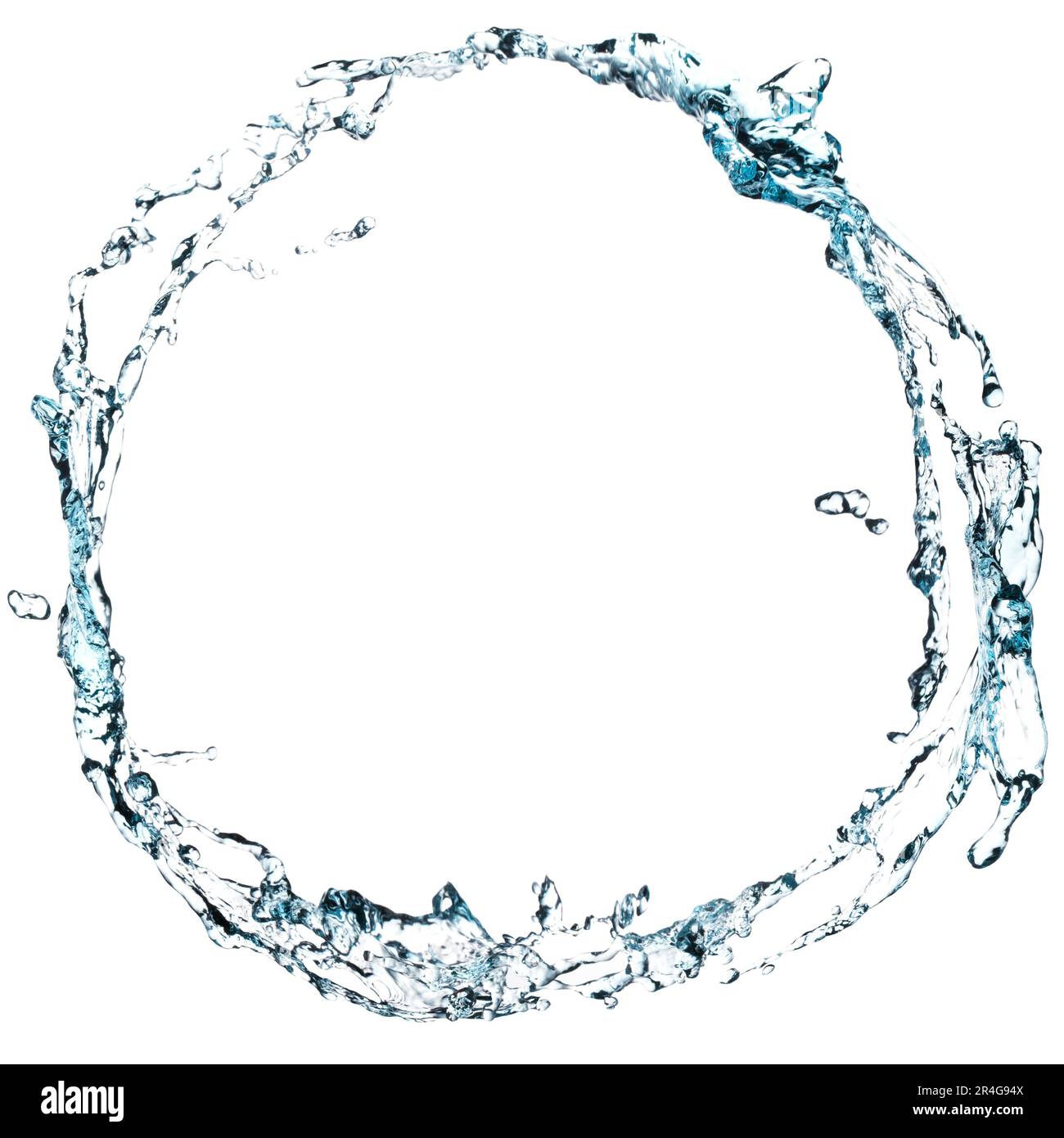 water splash isolated on white background Stock Photo - Alamy