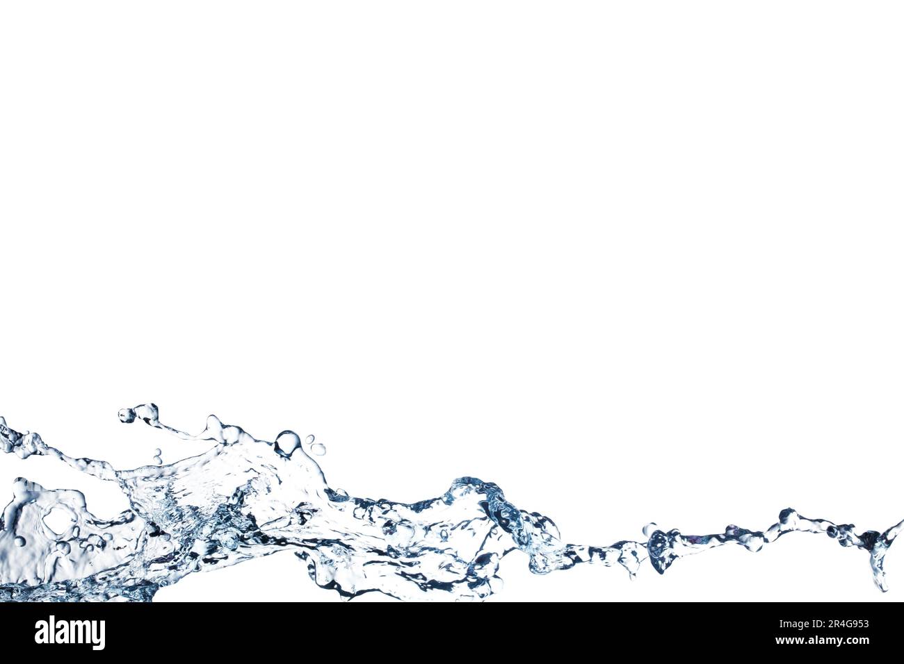 water splash isolated on white background Stock Photo - Alamy