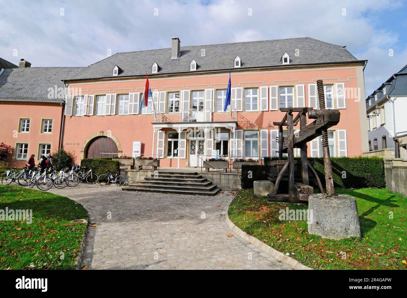 Wine museum, Ehnen, Wormeldange, Wine-growing region, Luxembourg Stock ...