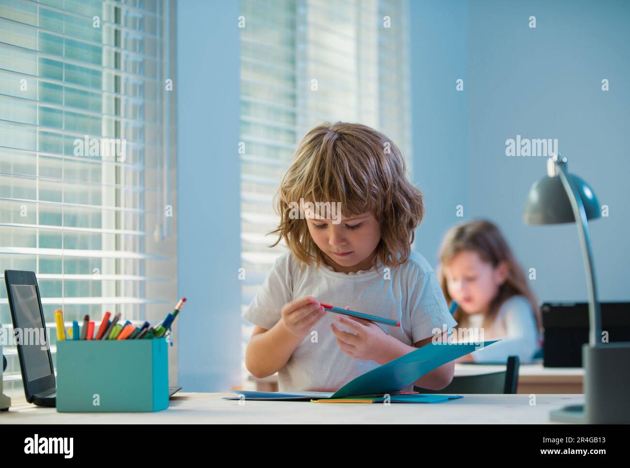 Knowledge day. Schooling days. Back to school. Elementary school kids ...