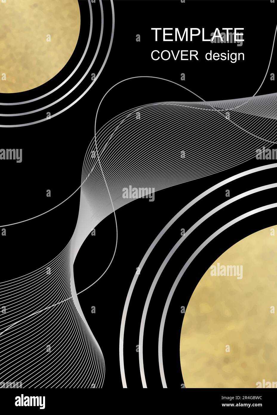 Set of trendy color posters with hand drawn textures. Space, planet ...