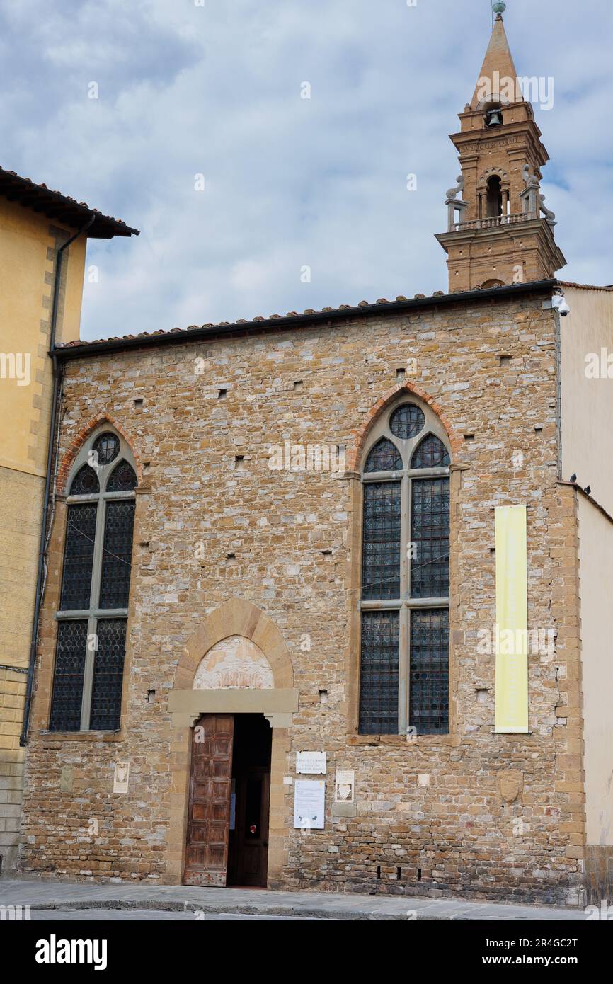 Entrance of Cenacle of the Holy Spirit near the Basilica of Santo ...