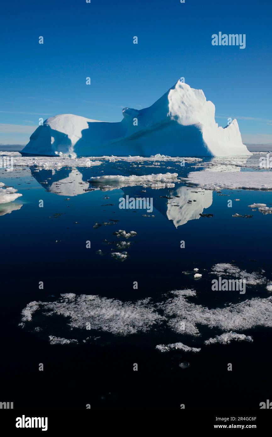 Iceberg, Jones Sound, between Ellesmere and Devon Island, Nunavut ...