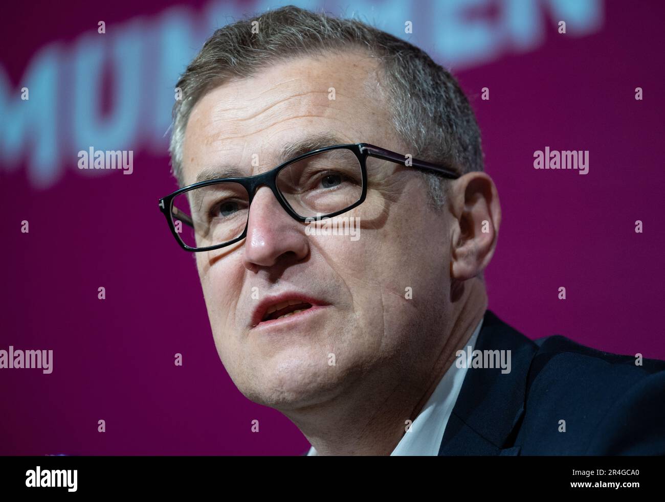 Munich, Germany. 28th May, 2023. Jan-Christian Dreesen, the designated ...