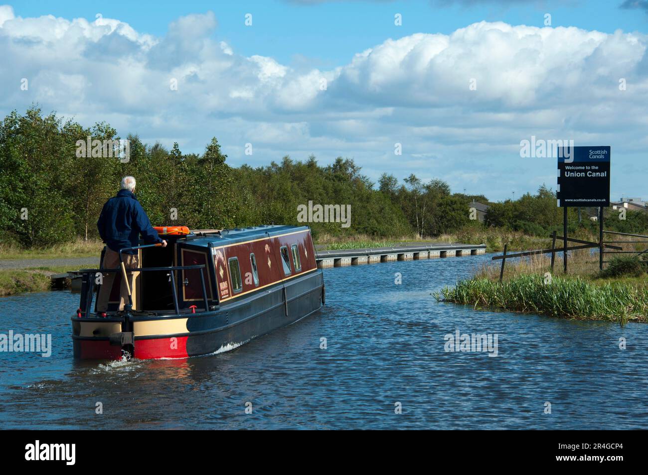 Union Canal, Bonnybridge, Falkirk, Scotland, United Kingdom Stock Photo ...