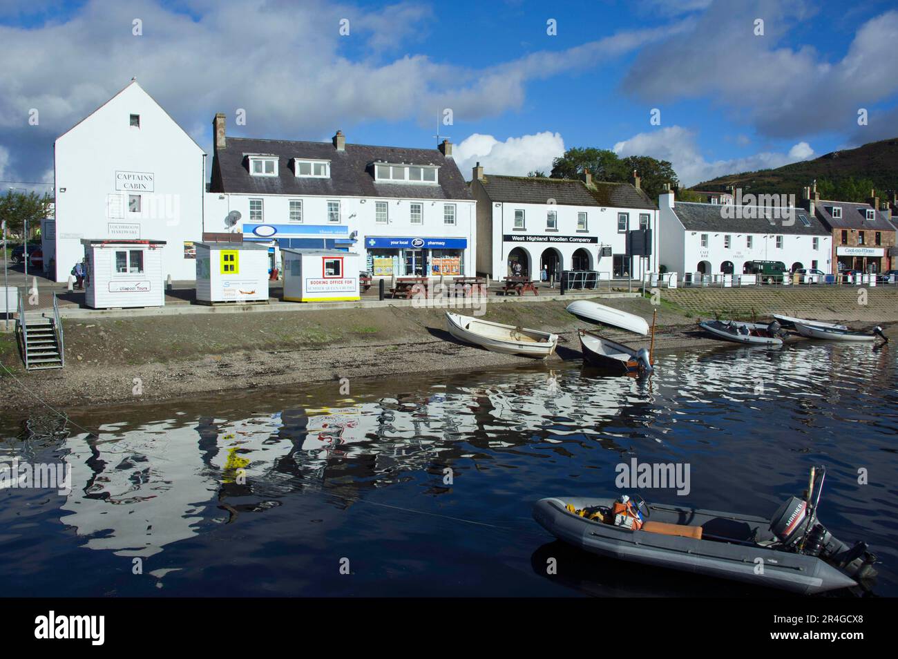 Harbour, Shore Street, Ullapool, Ross and Cromarty, Highland, Scotland ...