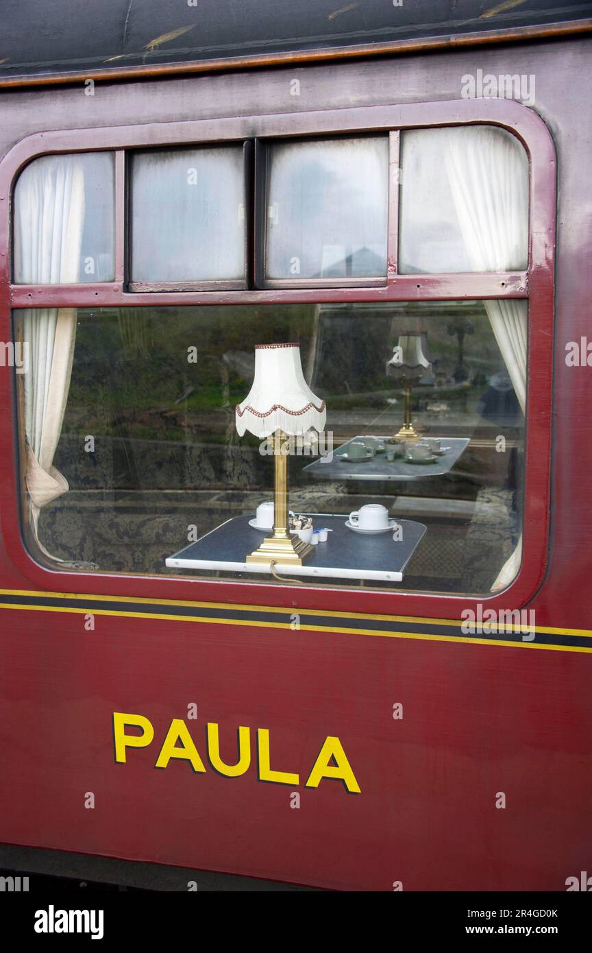 First Class Carriage, Steam Railway, Highland, Scotland, Museum Train ...