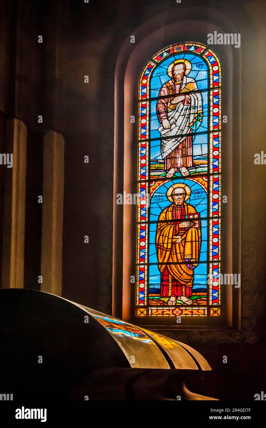 Church window, kiddist, stained glass window, leaded glass window ...