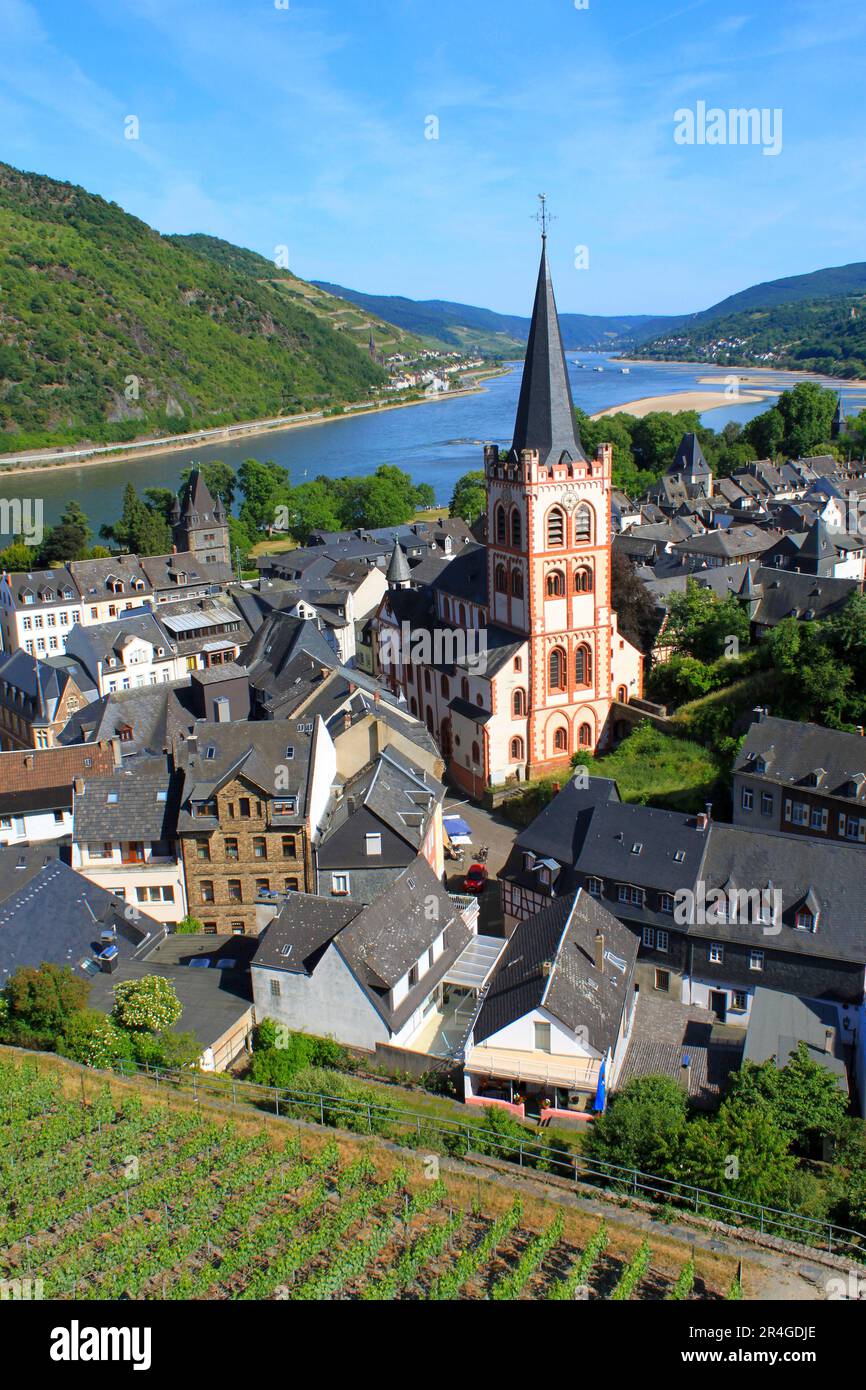 Rhine Valley, Bacharach, World Heritage Cultural Landscape Upper Middle ...