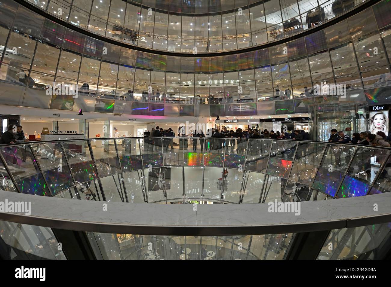 Atrium, Galeries Lafayette department stores', Friedrichstrasse, Berlin ...