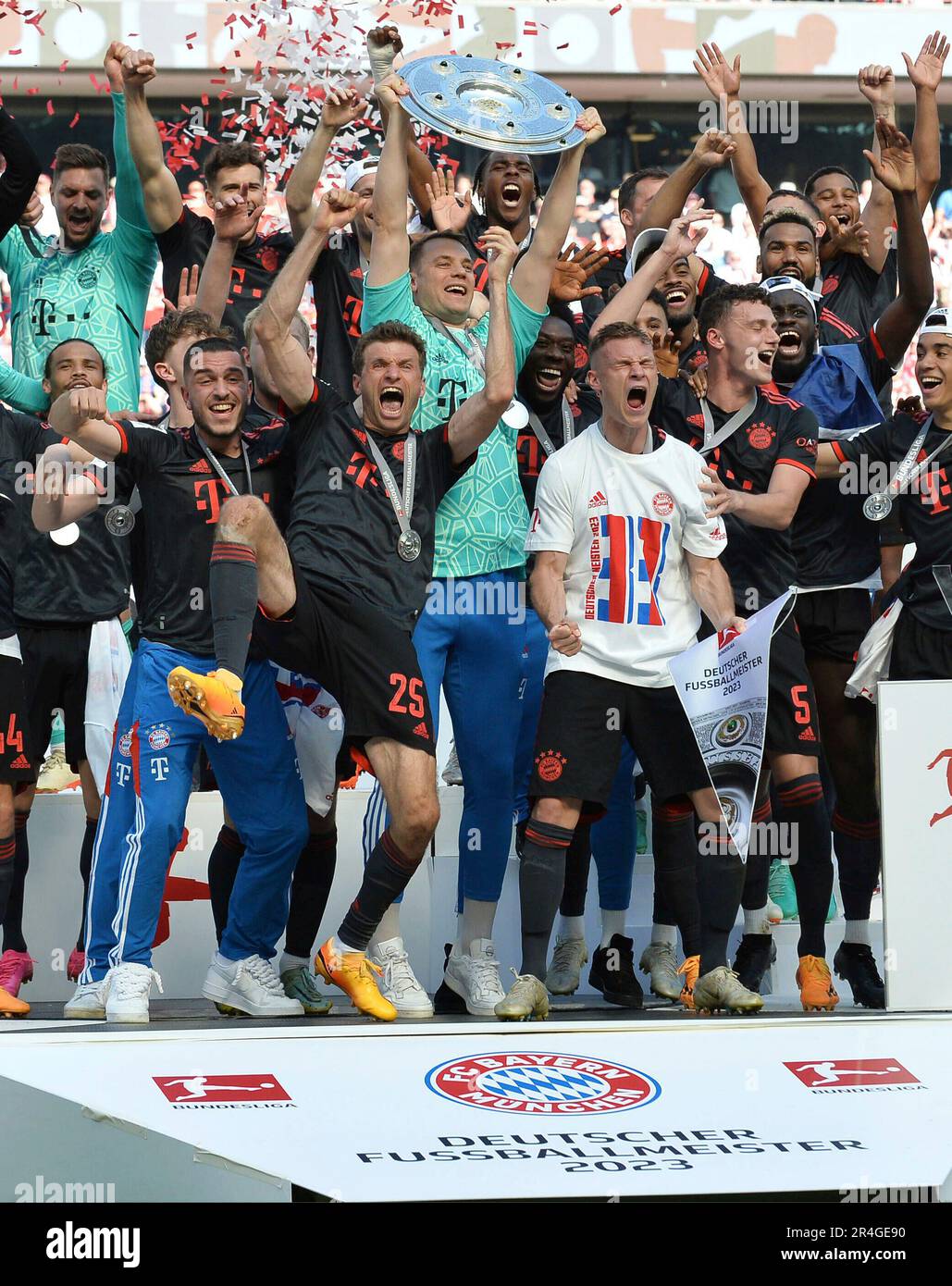 Cologne, Deutschland. 27th May, 2023. firo: 05/27/2023, football, 1 ...