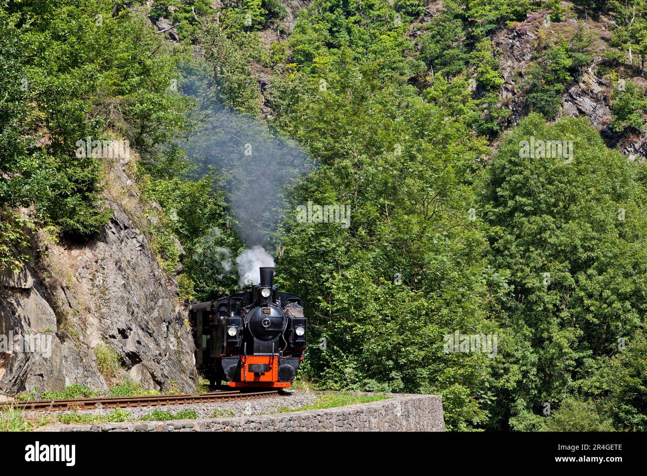 Harz narrow gauge railway Selketalbahn in the Harz Mountains Stock ...