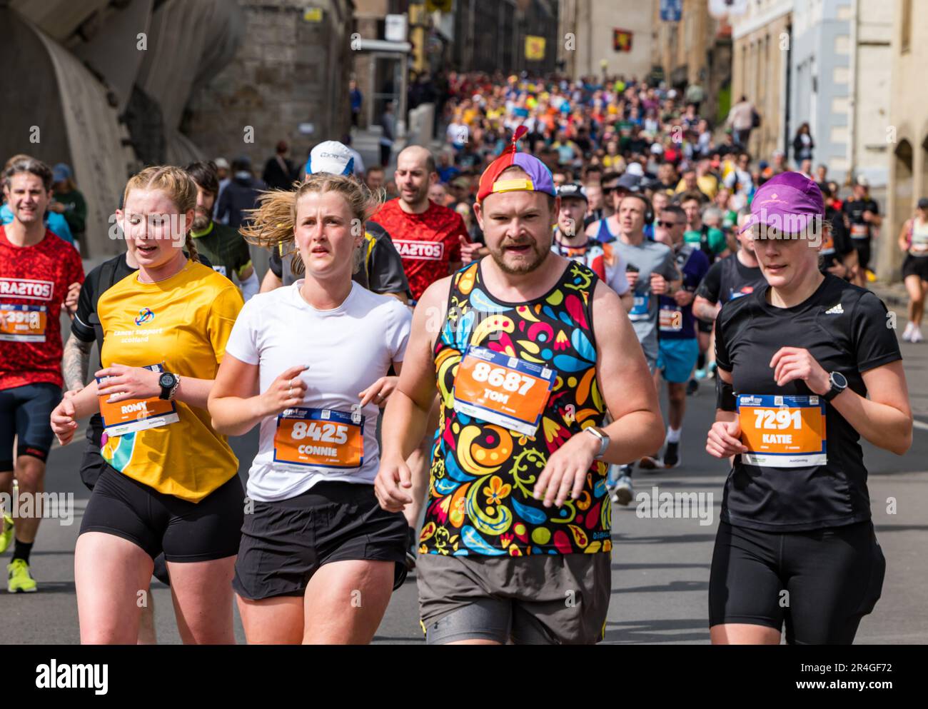 Edinburgh, Scotland, UK, 28th May 2023. Edinburgh Marathon: some of ...