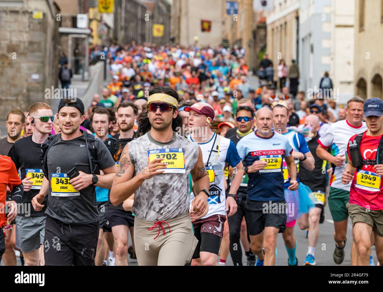 Edinburgh, Scotland, UK, 28th May 2023. Edinburgh Marathon: some of ...