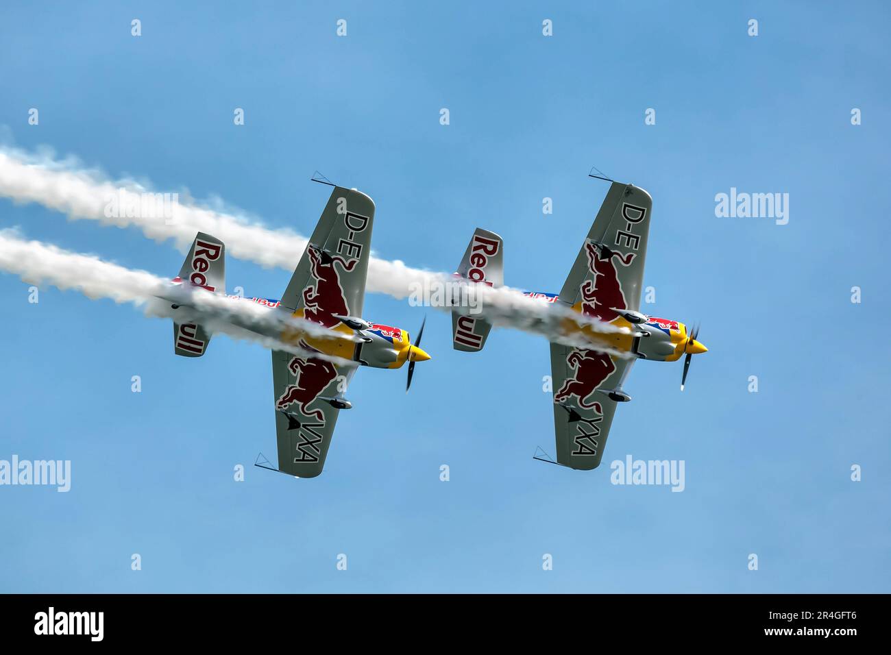 Red Bull Matadors at Airbourne Stock Photo - Alamy