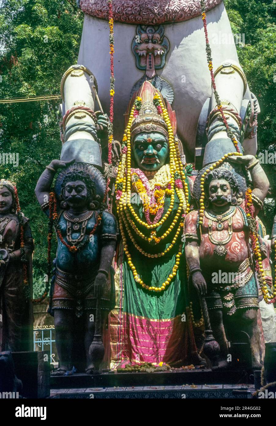 Madapuram Kaliamman temple in Thirupuvanam near Madurai, Tamil Nadu ...