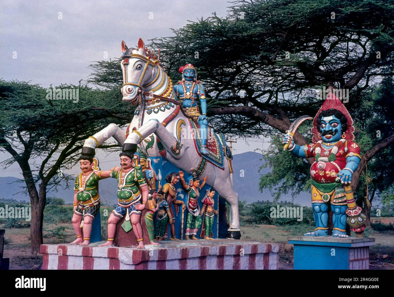 Ayyanar village guardian deity tamil hi-res stock photography and ...