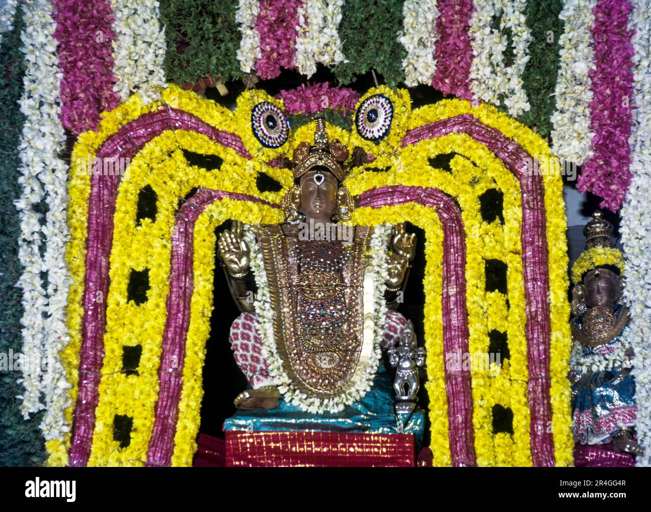 Decorated God Abhimugeswarar Siva during Mahamakham Mahamaham Mahamagam ...