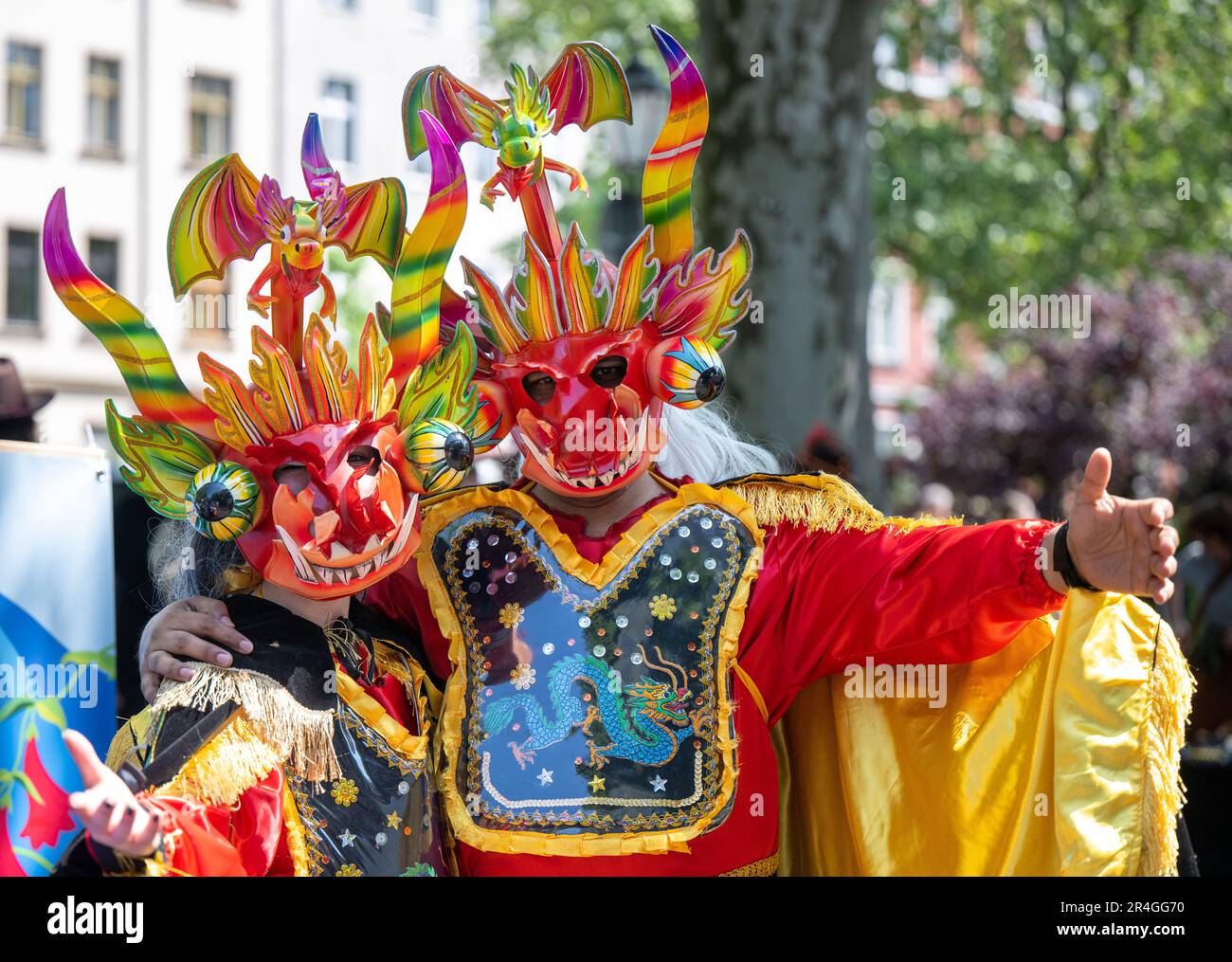 Berlin, Germany. 28th May, 2023. Members of the group "Grupo Chile ...