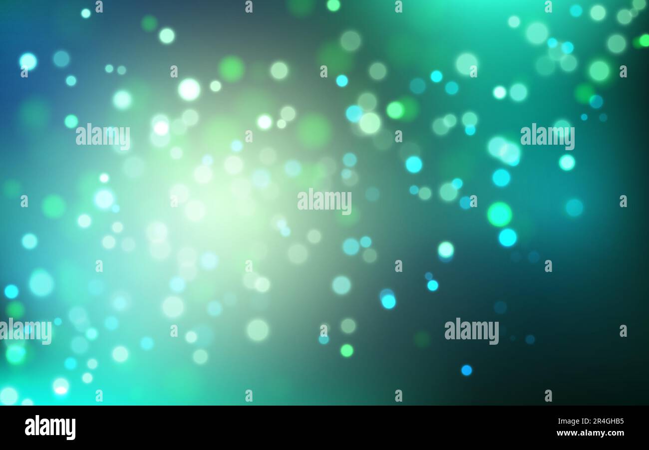 Nature Green Bokeh Soft Light Abstract Backgrounds Vector Eps 10 Illustration Bokeh Particles