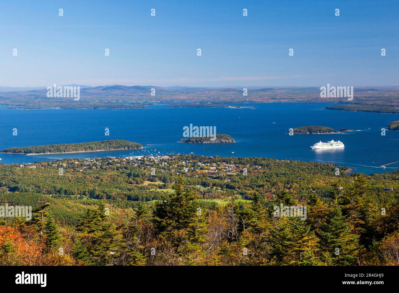 Cadillac Mountain, Acadia National Park, Maine, USA Stock Photo - Alamy