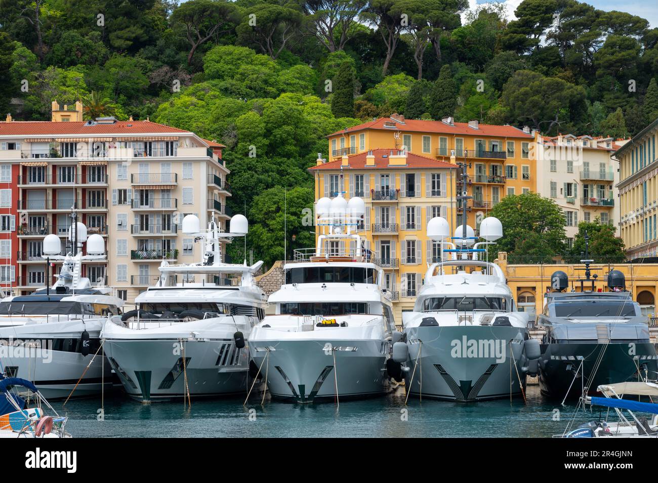 Yachts in the harbour, Nice, France Stock Photo - Alamy