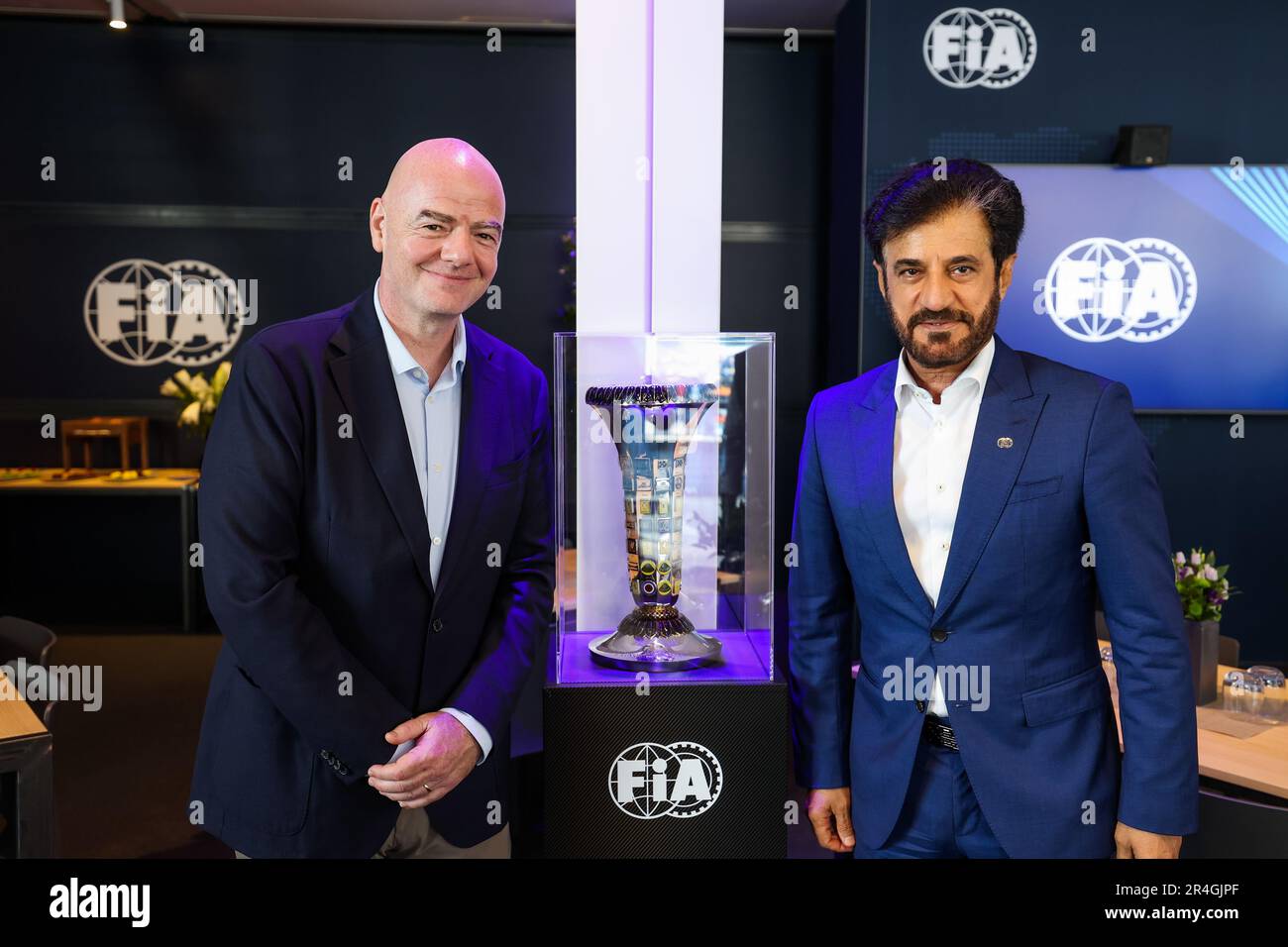Monaco, Monaco. 28th May, 2023. INFANTINO Gianni, FIFA President, with ...