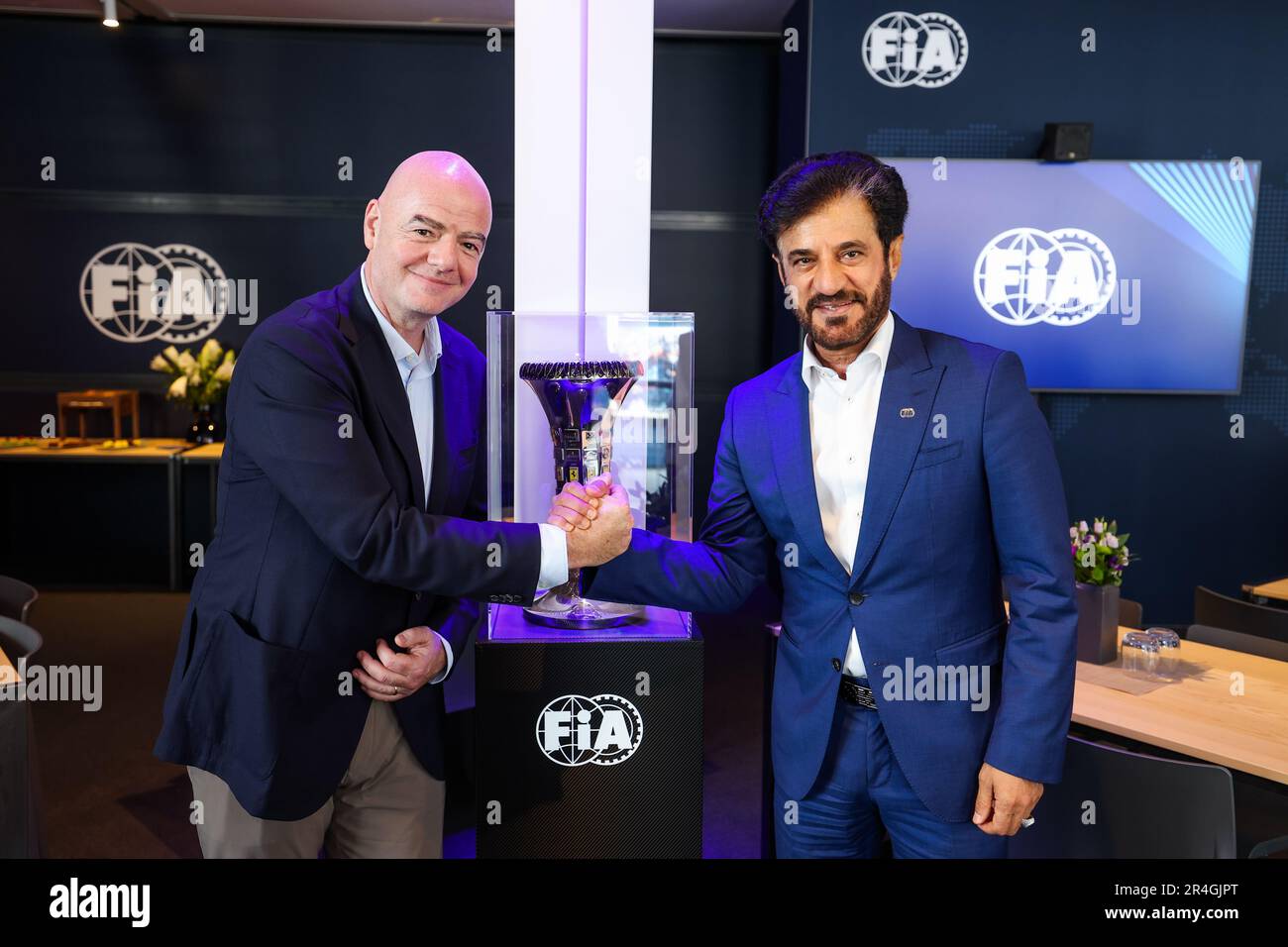 Monaco, Monaco. 28th May, 2023. INFANTINO Gianni, FIFA President, with ...