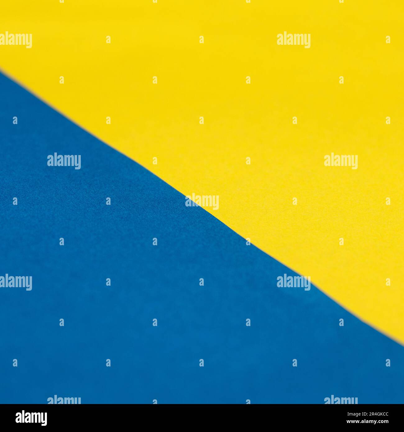 Geometric abstract two color, blue and yellow, colorful minimal paper ...