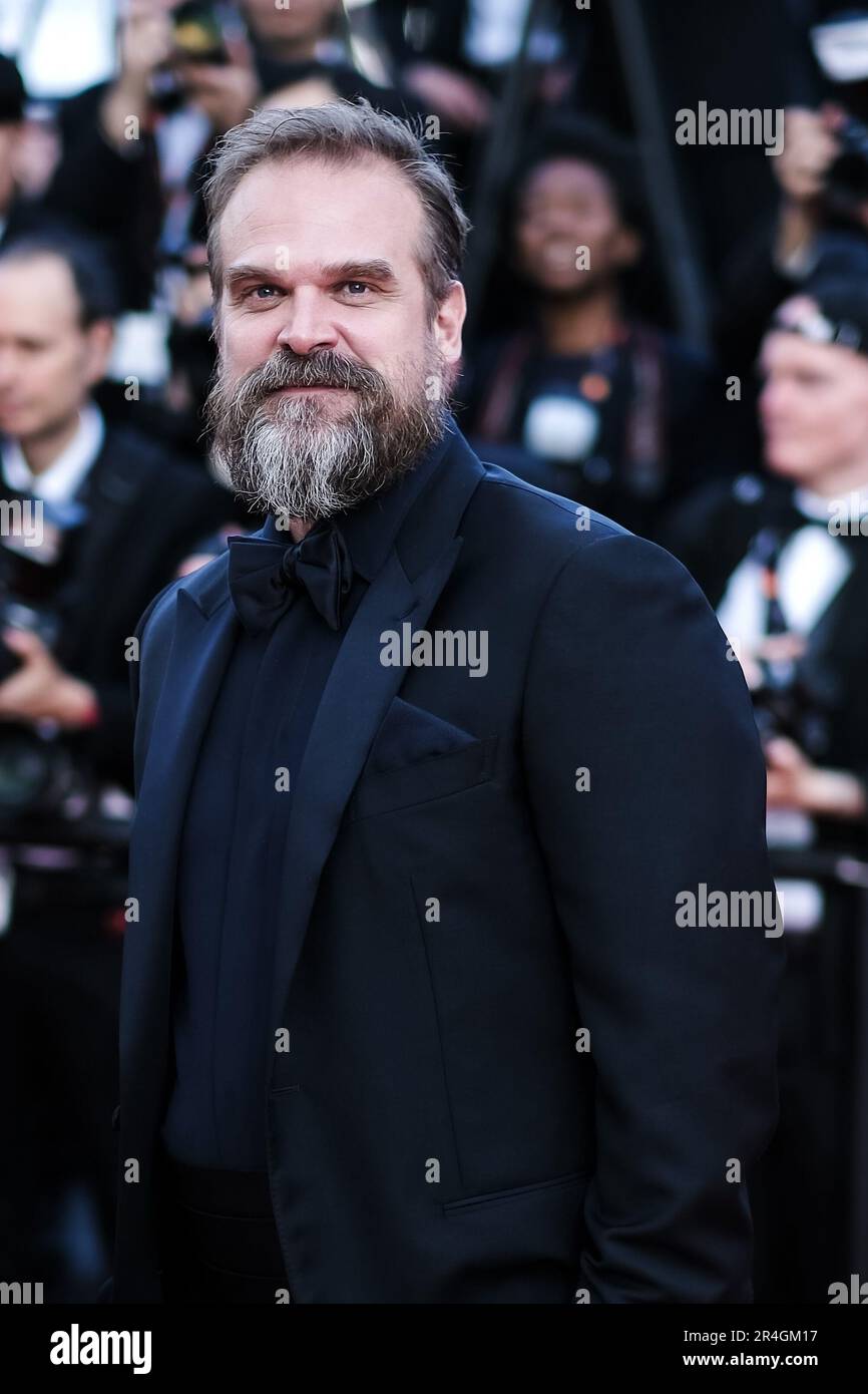 Cannes, France. 27th May, 2023. David Harbour photographed during the ...