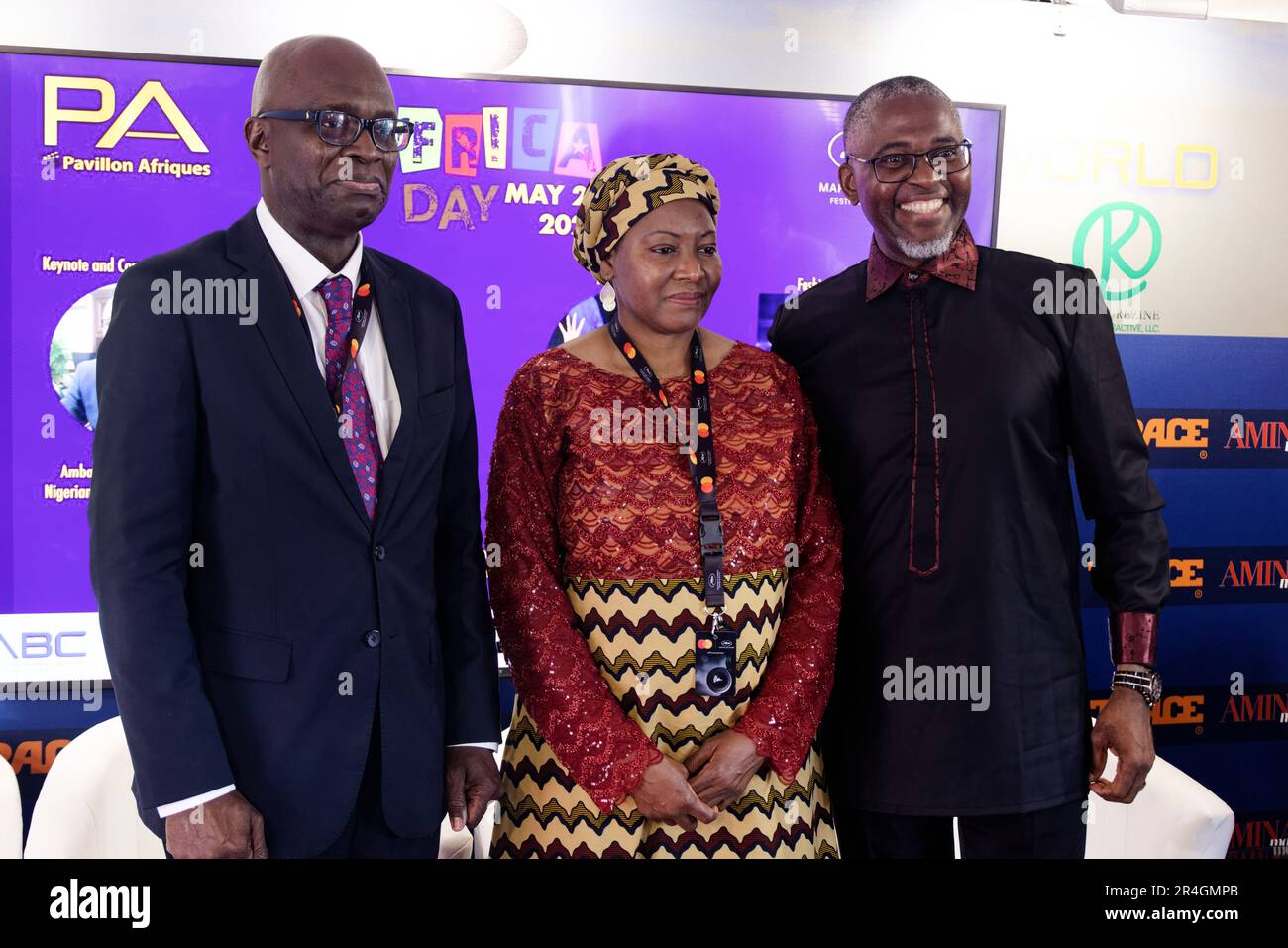 Cannes, France. 25th May, 2023. His Excellency Laro Kayode, Nigerian ...