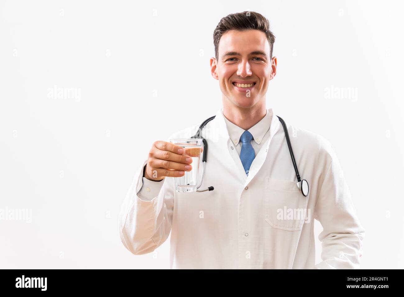 Doctor drinking water hi-res stock photography and images - Alamy