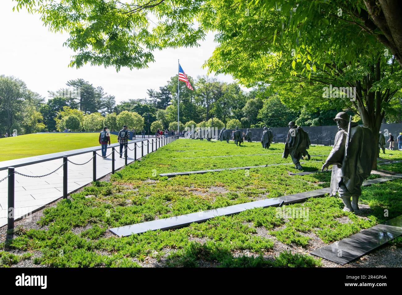 USA Washington DC Korean War Veterans Memorial National Park Service to ...