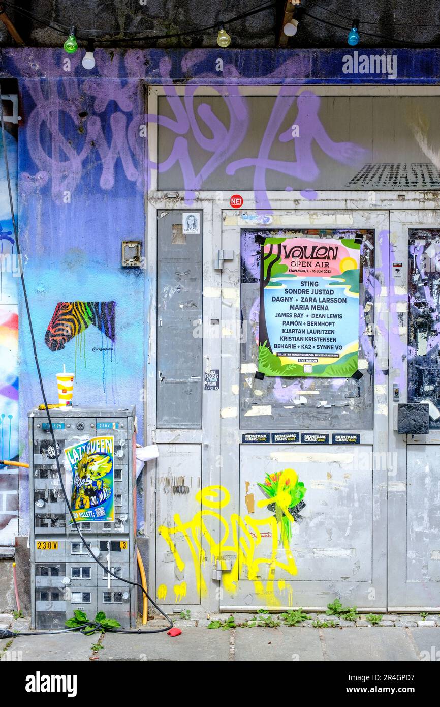 Stavanger, Rogaland, Norway, May 19 2023, Closed Down Shop Or Store ...