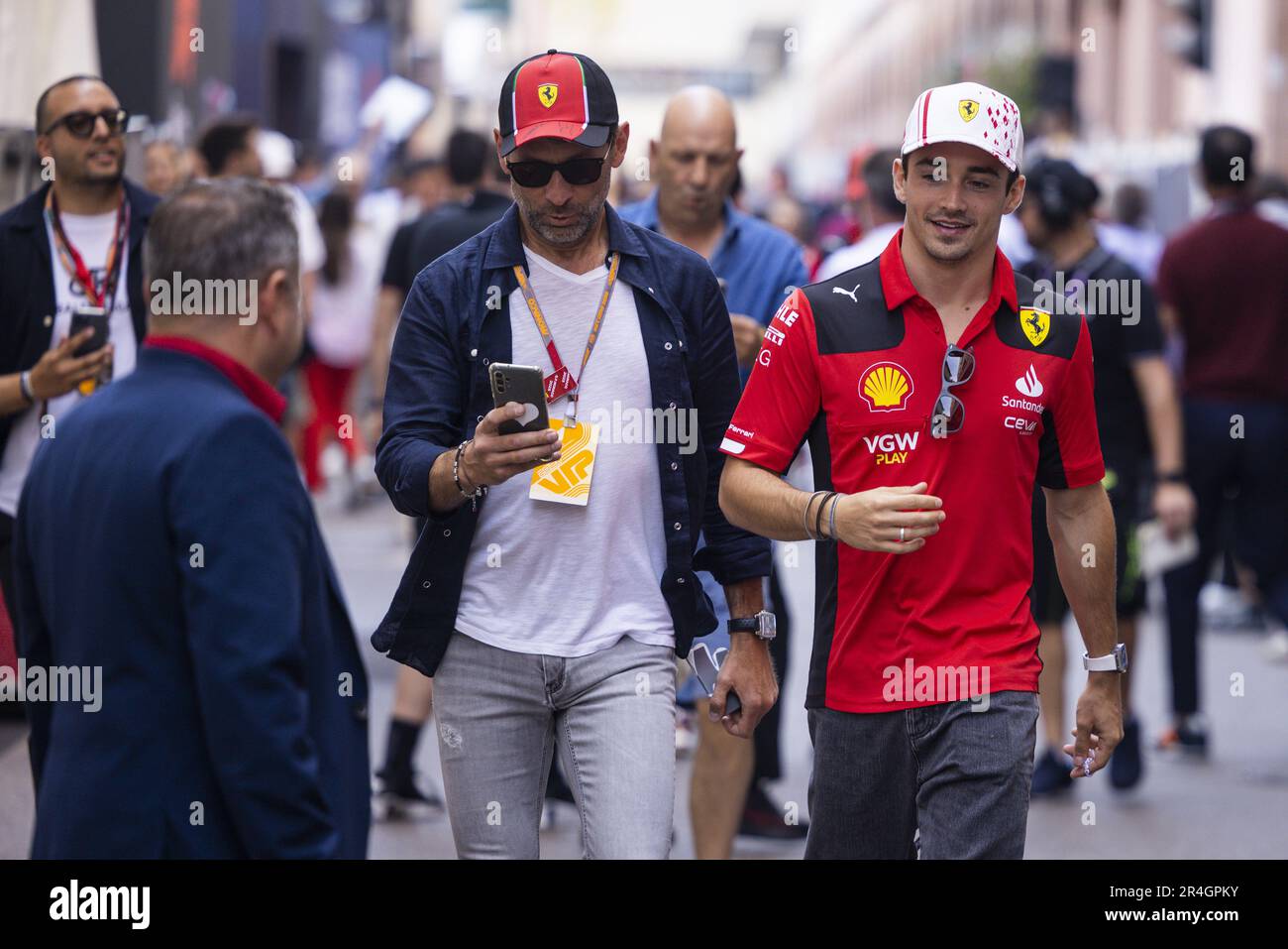 LECLERC Charles (mco), Scuderia Ferrari SF-23, portrait during the ...