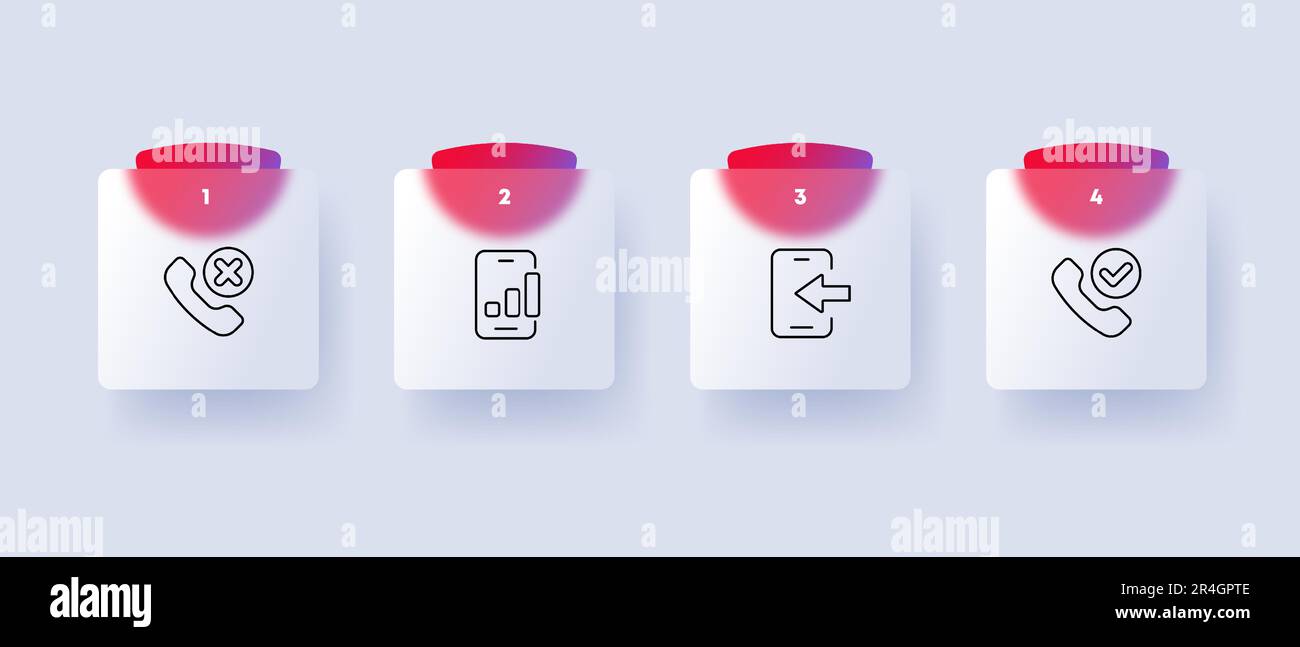 Smartphone with apps icon set. Communication, social media ...