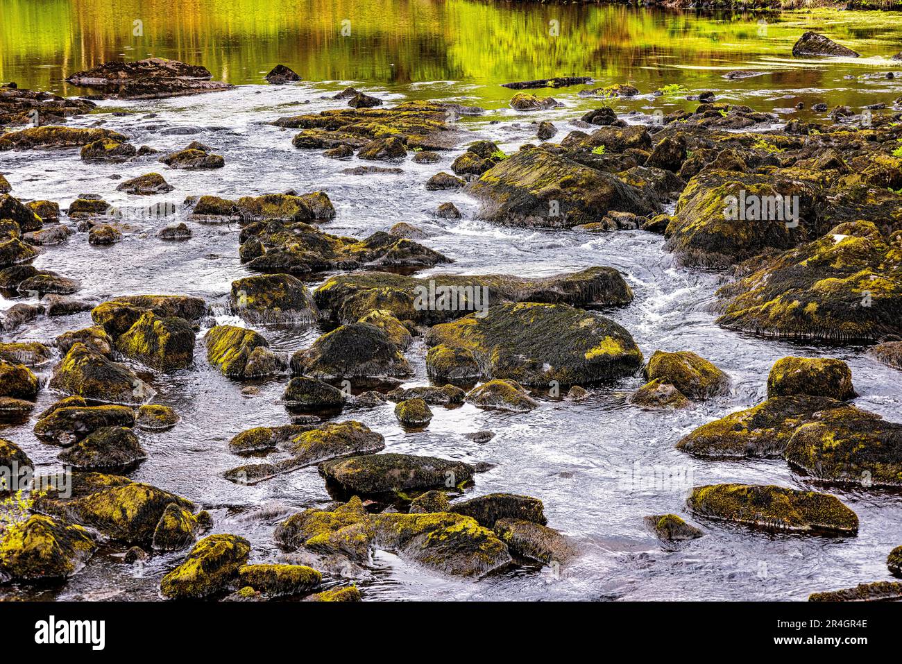 River Caragh at Blackstones Bridge, Glencanane, County Kerry, Ireland ...
