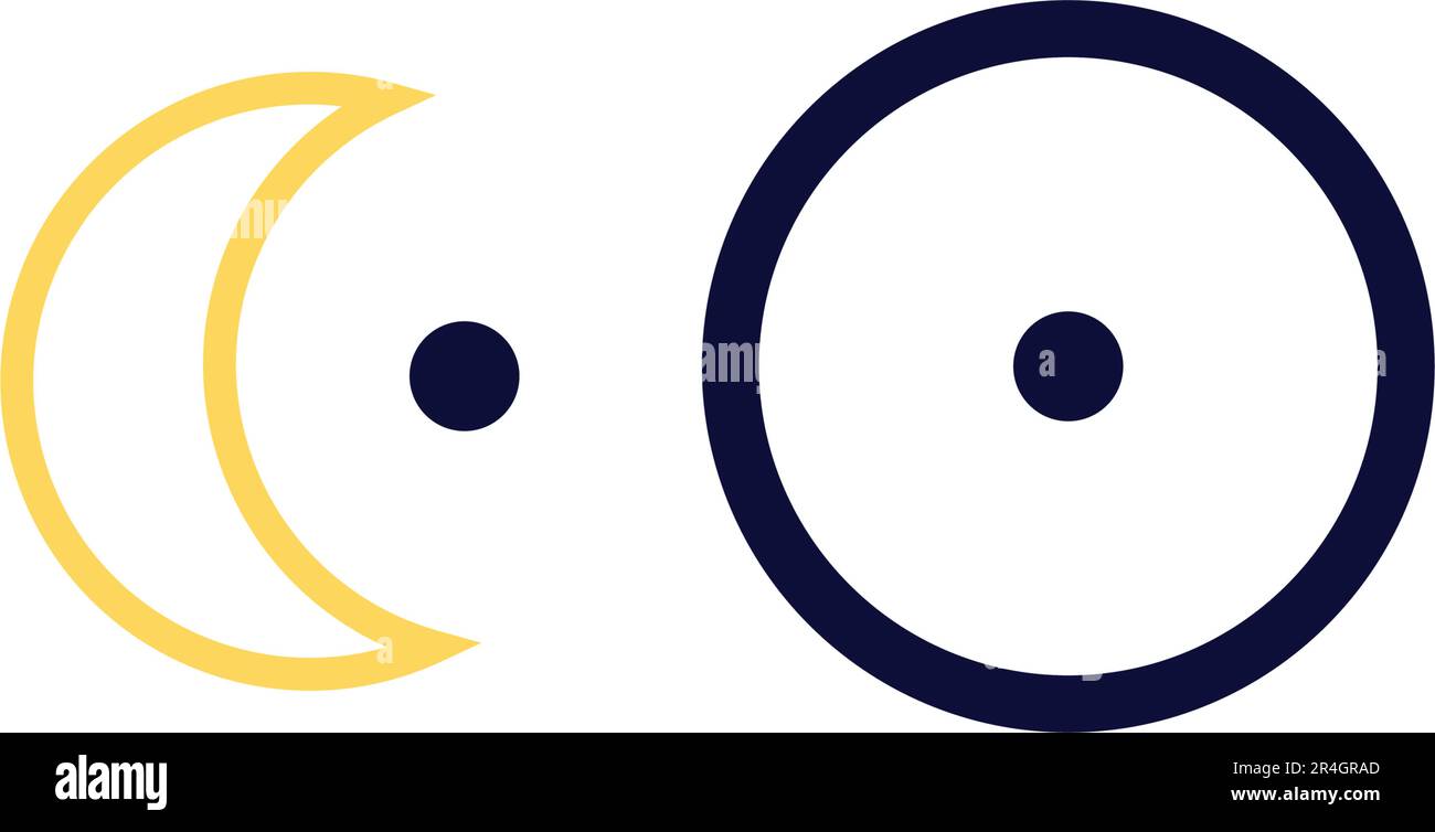 Phase lune Stock Vector Images - Alamy
