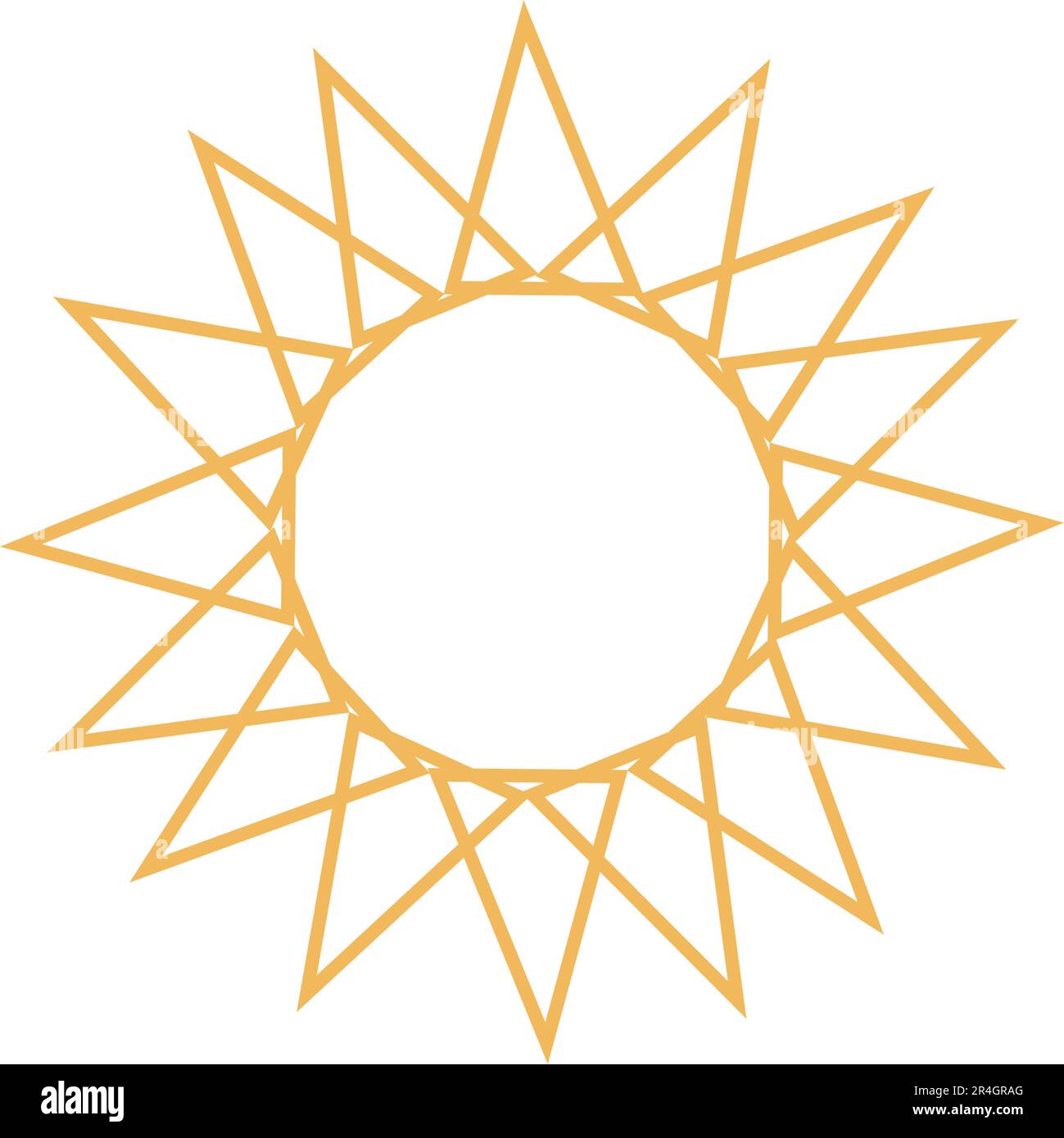 The astrological astronomical symbol is the Sun Stock Vector Image ...