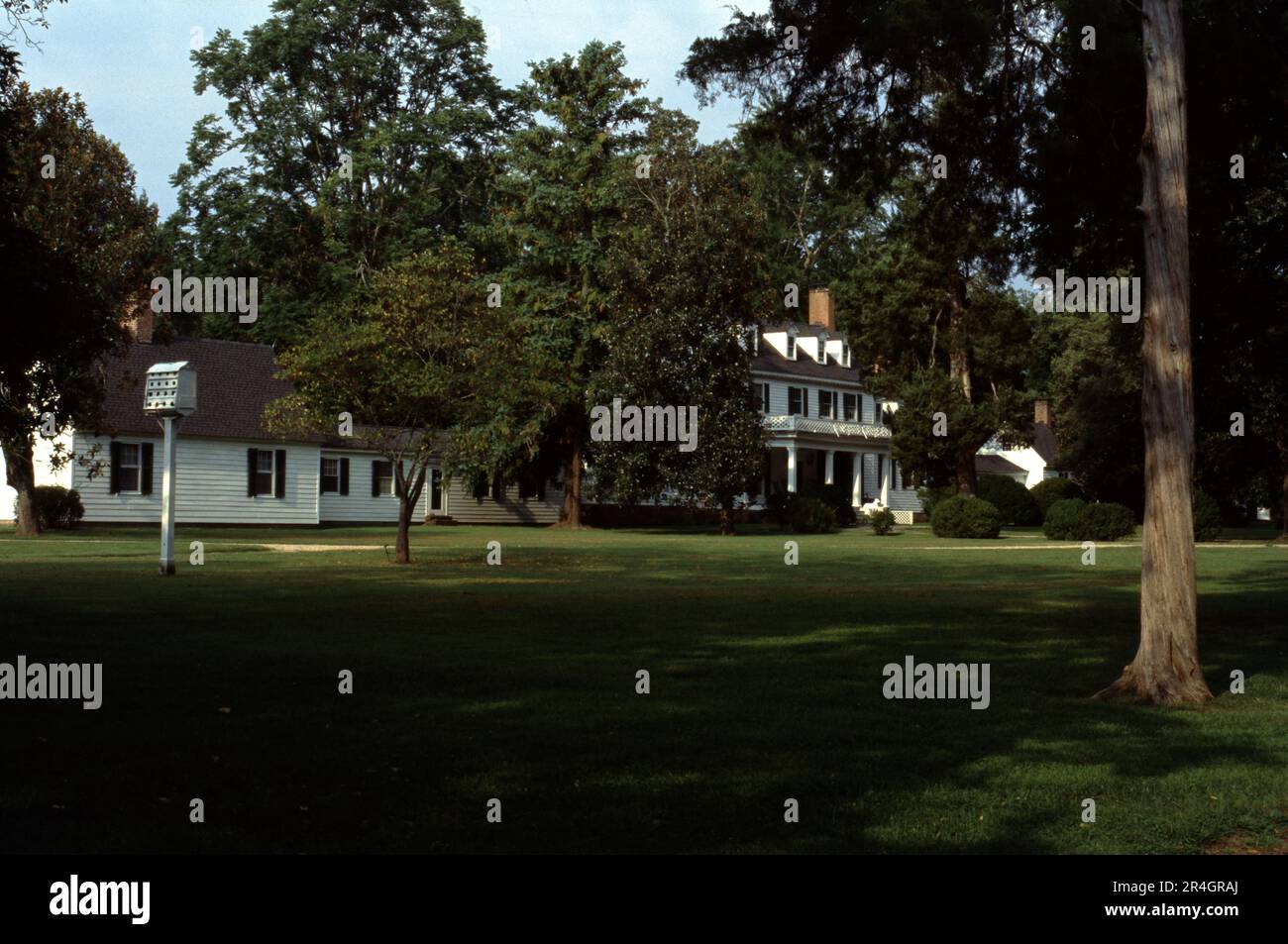 Charles City, VA. USA. 9/2006. Sherwood Forest Plantation located on ...