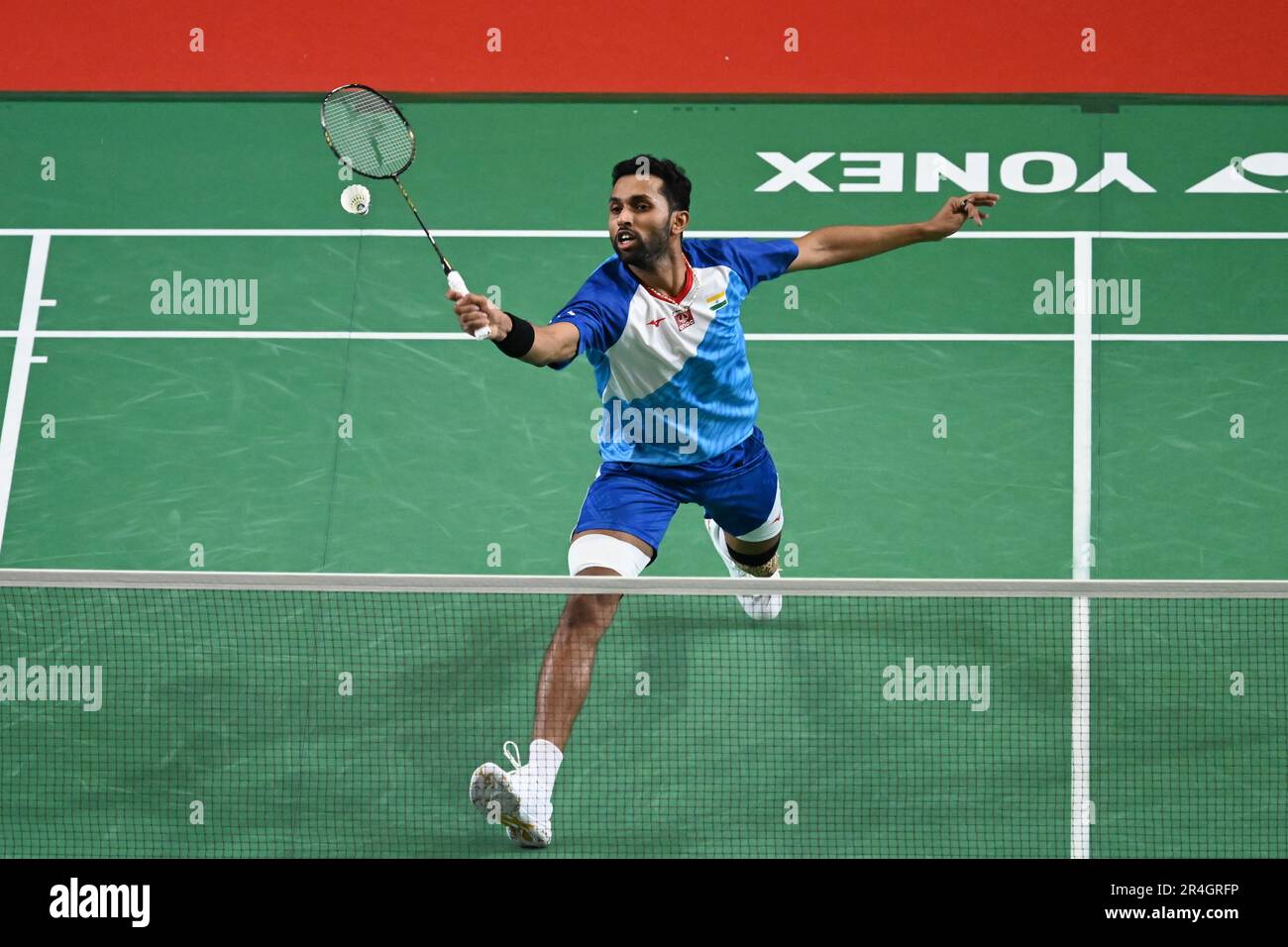 Kuala Lumpur, Malaysia. 28th May, 2023. India's Prannoy H.S. returns ...