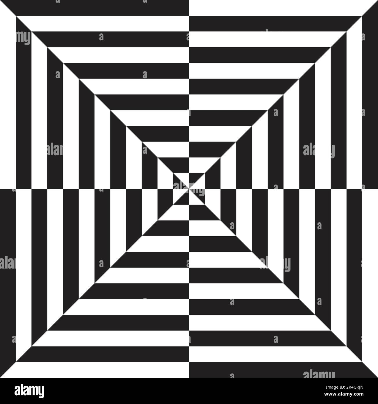 Abstract geometric pattern background with black and white triangle and ...