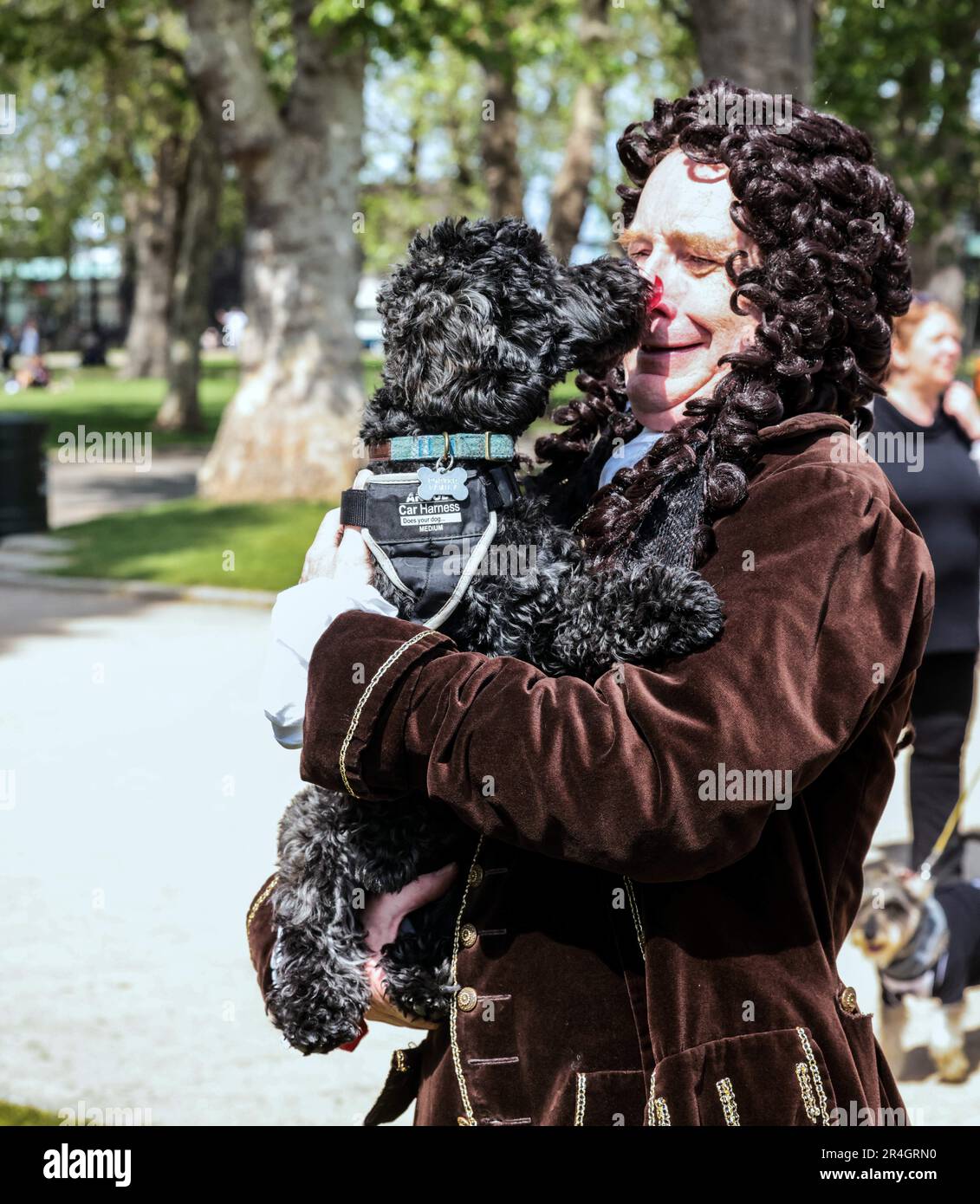 london, UK. 28th May, 2023. Greenwich park held a dog show, thousands ...