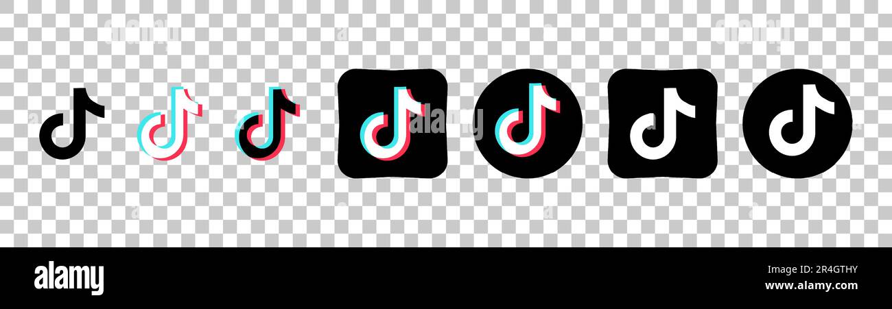 Collection of black Facebook icons. Social media logo. Line art and ...