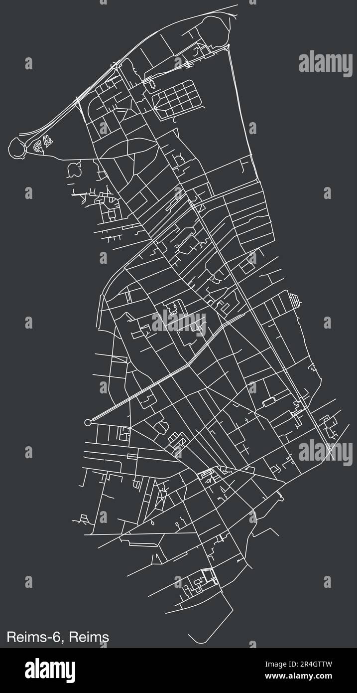 Reims map Stock Vector Images - Alamy