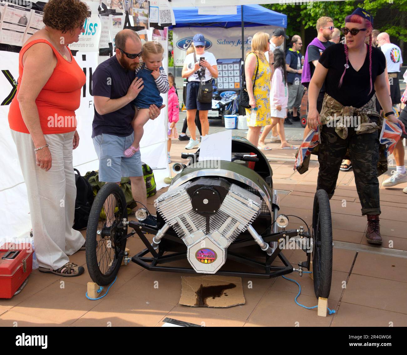 Stockport, UK, 28th May, 2023. Krazy Races event in Stockport, UK, with ...