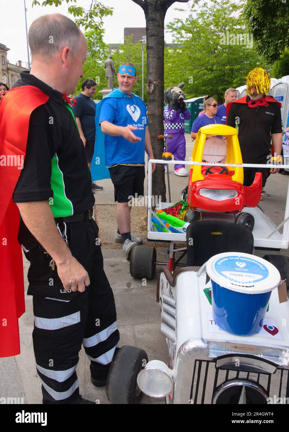 Stockport, UK, 28th May, 2023. Krazy Races event in Stockport, UK, with ...