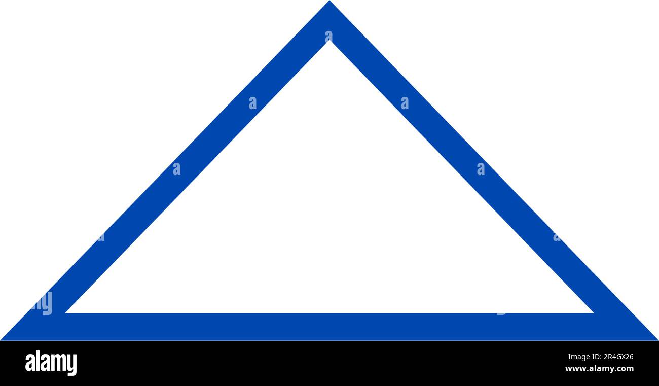 Blue triangle Cut Out Stock Images & Pictures - Alamy