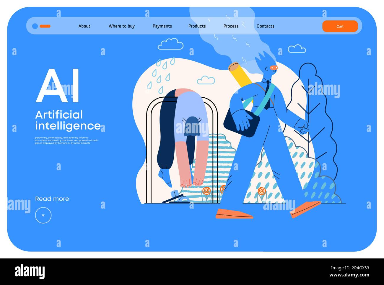 Ai impact vector vectors hi-res stock photography and images - Alamy