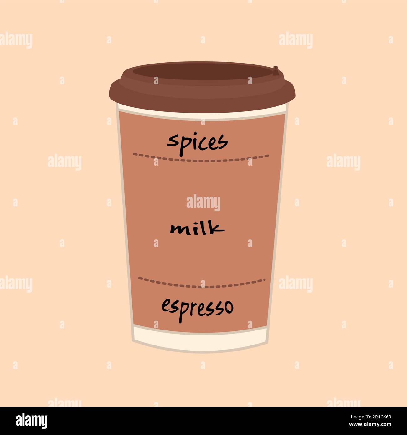 Cup coffee in winter Stock Vector Images - Alamy